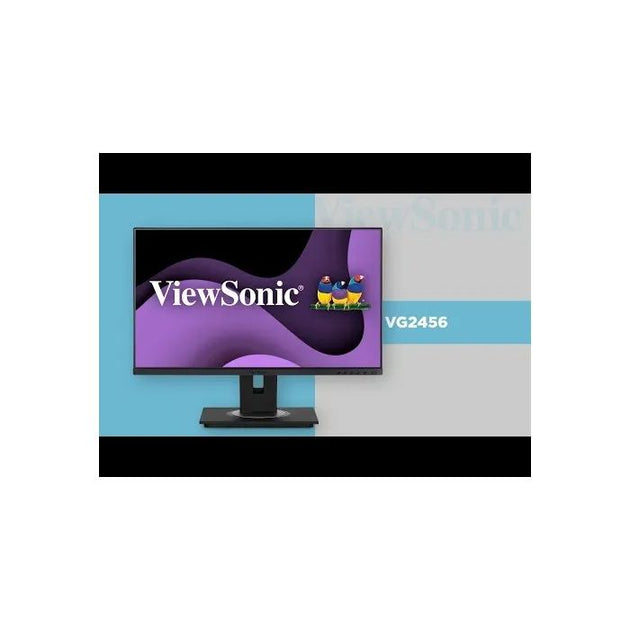 Viewsonic VG2456 24" IPS Docking Monitor Full HD, USB-C, Ethernet, Adv – Music City Canada