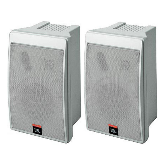JBL CONTROL-5-WH 2-way passive Compact Control Monitor Loudspeaker Sys ...
