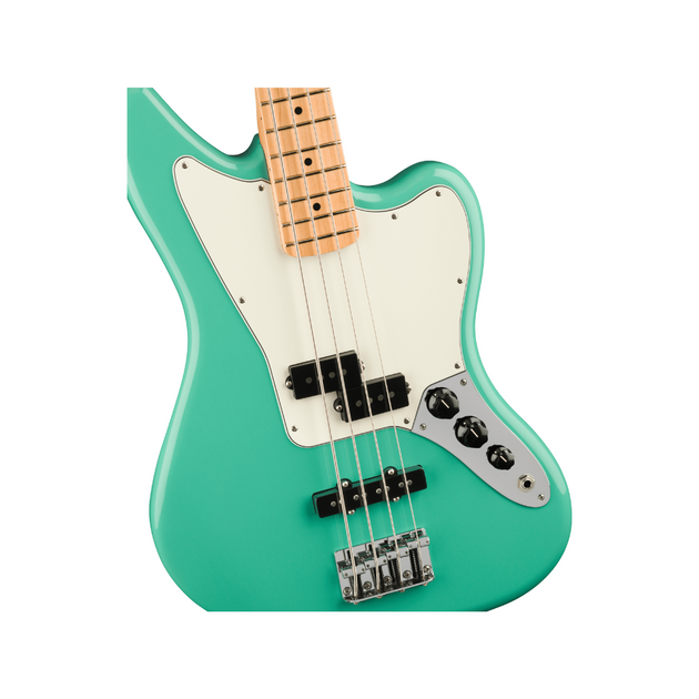 Fender Player Jaguar 4-String Electric Bass, Maple Fingerboard (Sea Fo ...