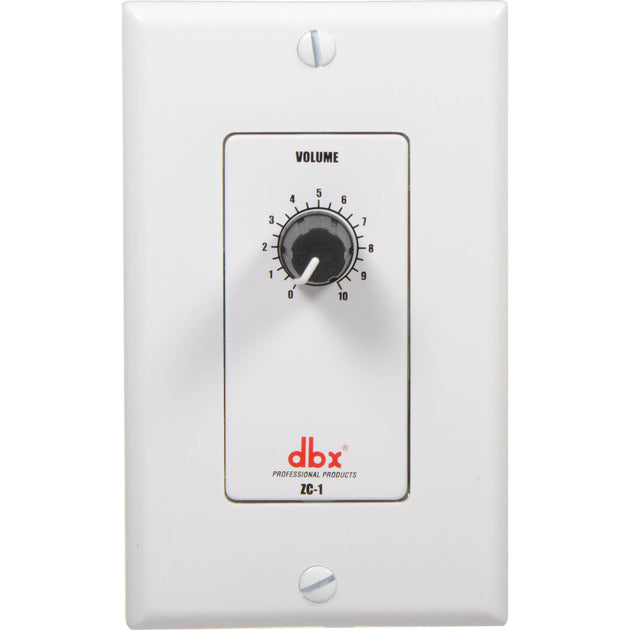 DBX ZC1 Wall-Mounted Zone Controller with Volume Control – Music City ...