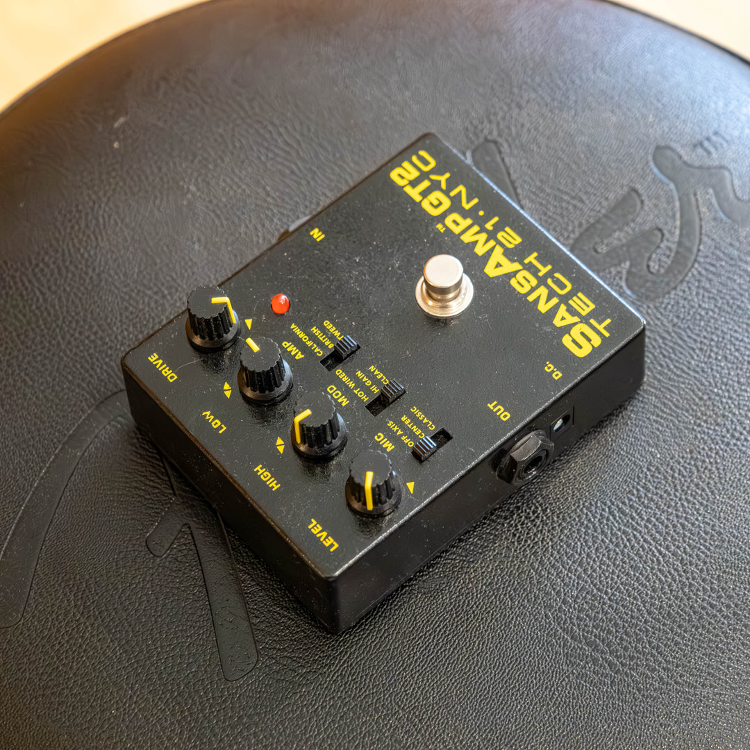 Tech 21 - Sans Amp GT2 Tube Amp Emulator Pedal w/ Tin Box - Used ...