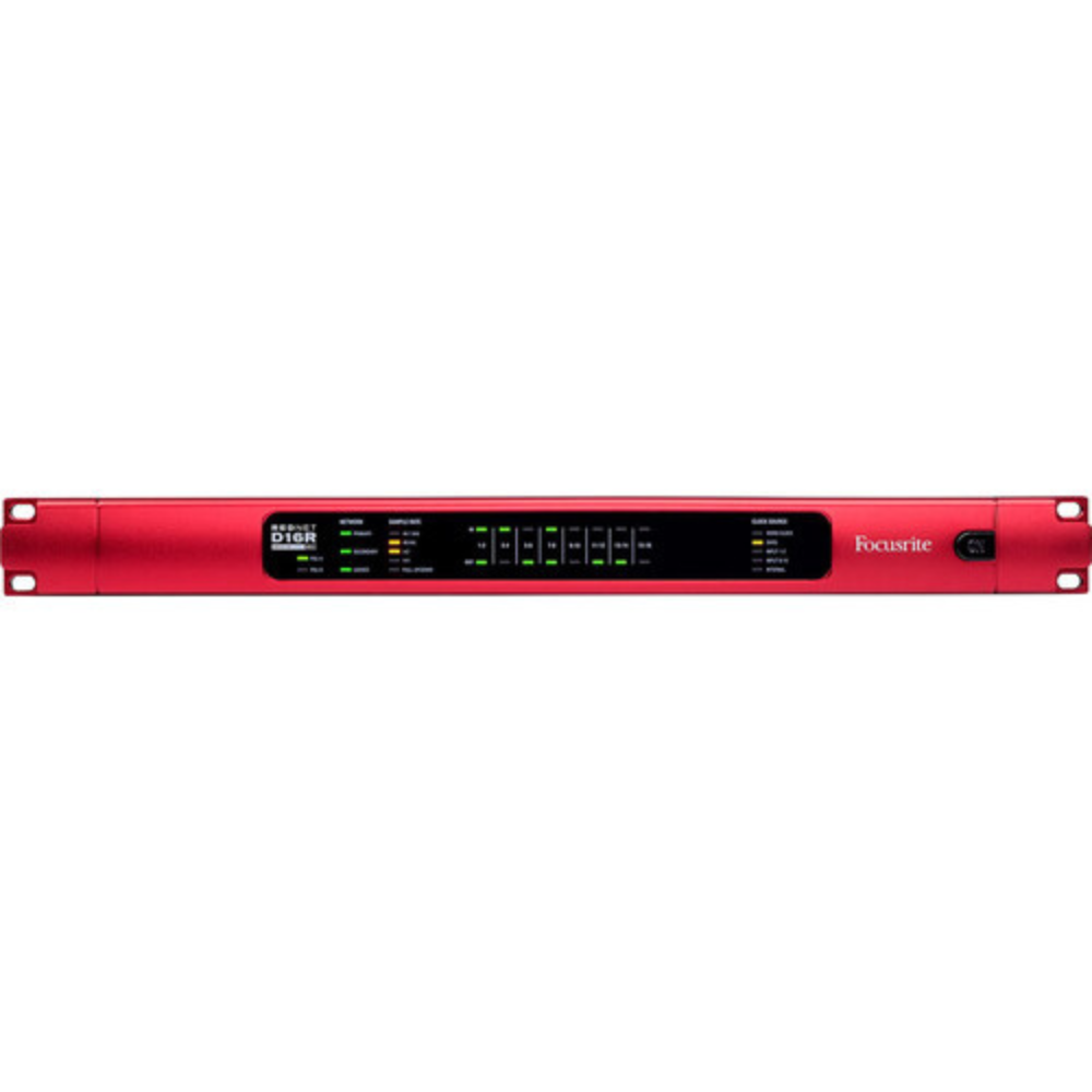 Focusrite RedNet A16R MkII Rackmount 16x16 Dante Analog Audio Interfac ...