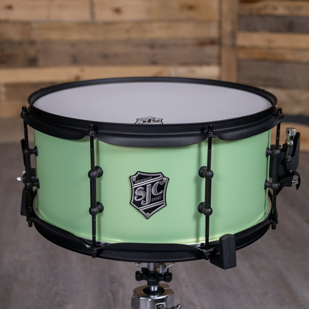 SJC Drums PFS6514FBCMWBJ Pathfinder Snare Drum 6.5x14 - Cosmic Mint, B ...