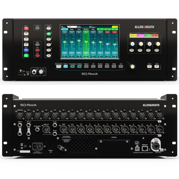 Allen and Heath SQ-Rack 48 Channel / 36 Bus Digital Rackmount Mixer ...