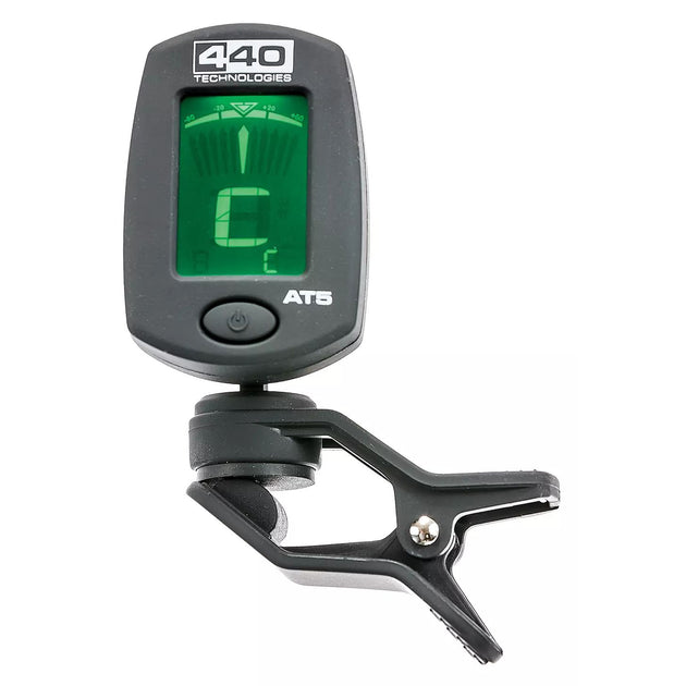 Apex AT5 440 Technologies COMPACT Chromatic Clip-On Tuner with Blue/Gr ...