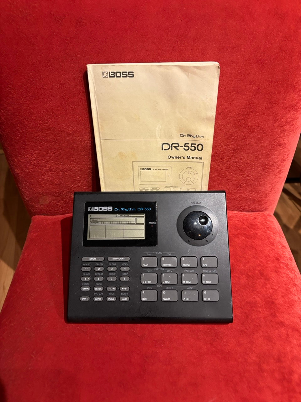 Boss - DR 550 Dr Rhythm Drum Machine ( Late 80's Early 90's V1) w/ Ori ...