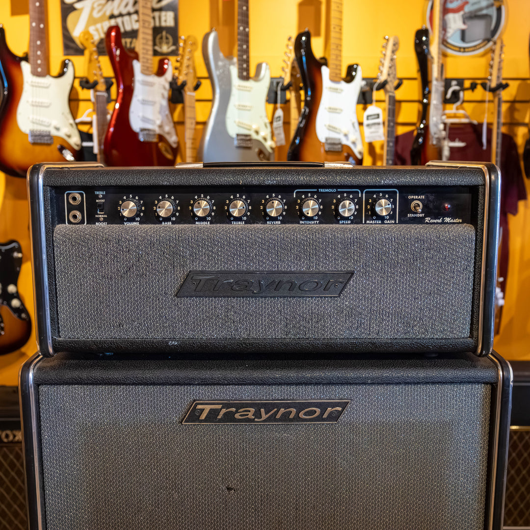 Traynor - 70's Reverbmaster Tube GTR Head & Matching 2x15 Cabinet - US ...