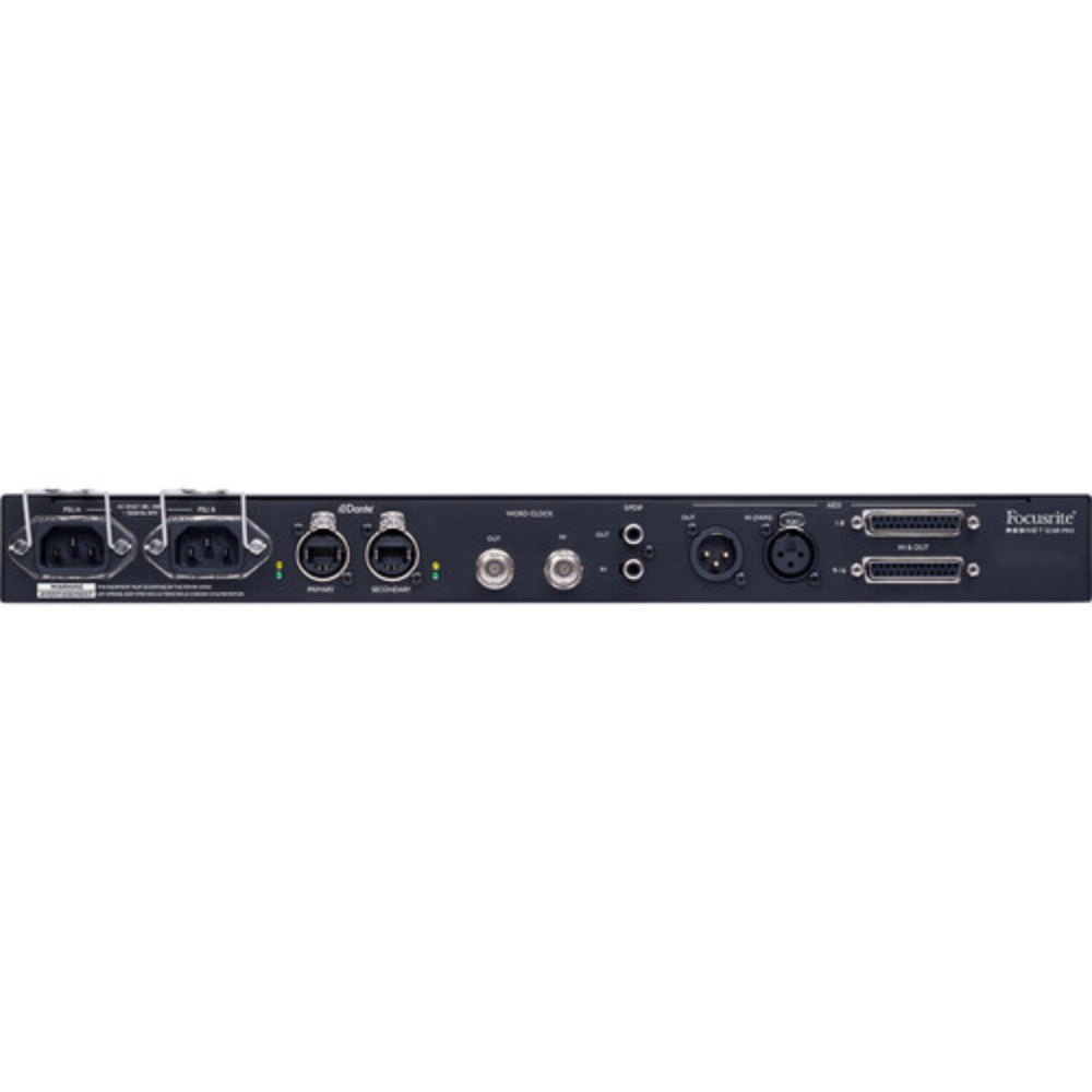 Focusrite RedNet A16R MkII Rackmount 16x16 Dante Analog Audio Interfac ...