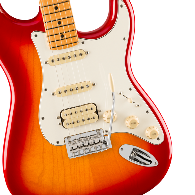 Fender Player II Stratocaster HSS (Aged Cherry Burst) Maple Fingerboar ...