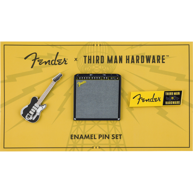 Fender ® x Thirdman Hardware™ Lapel Pin Set – Music City Canada