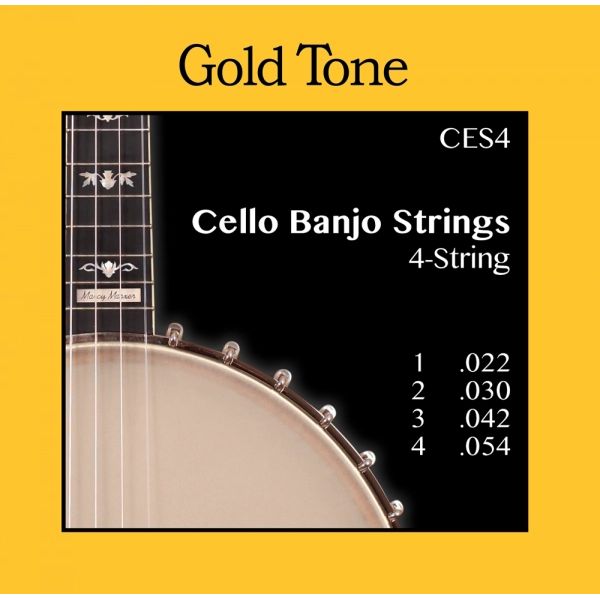 Gold Tone Cello Banjo Strings - 4 String (.022 - .054) – Music City Canada