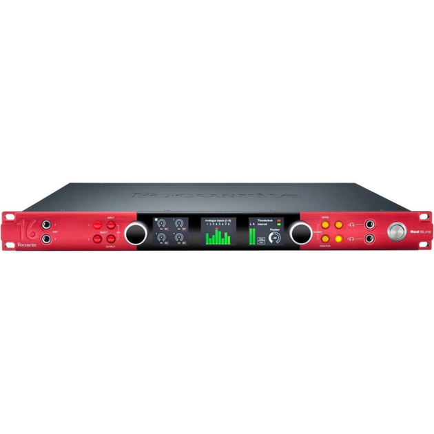 Focusrite Red 16Line 64x64 Audio Interface, 32x32 Dante I/O – Music ...