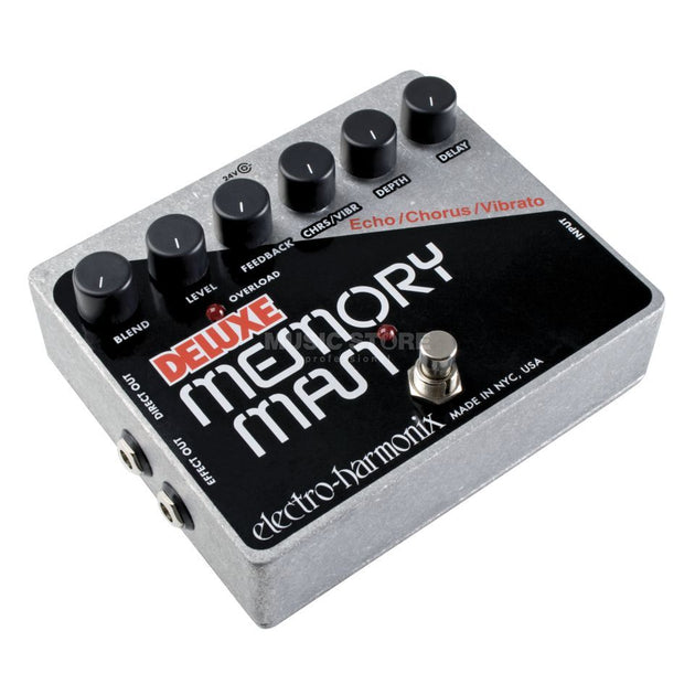 Electro-Harmonix DELUXE MEMORY MAN Analog Delay Chorus and Vibrato Ped ...