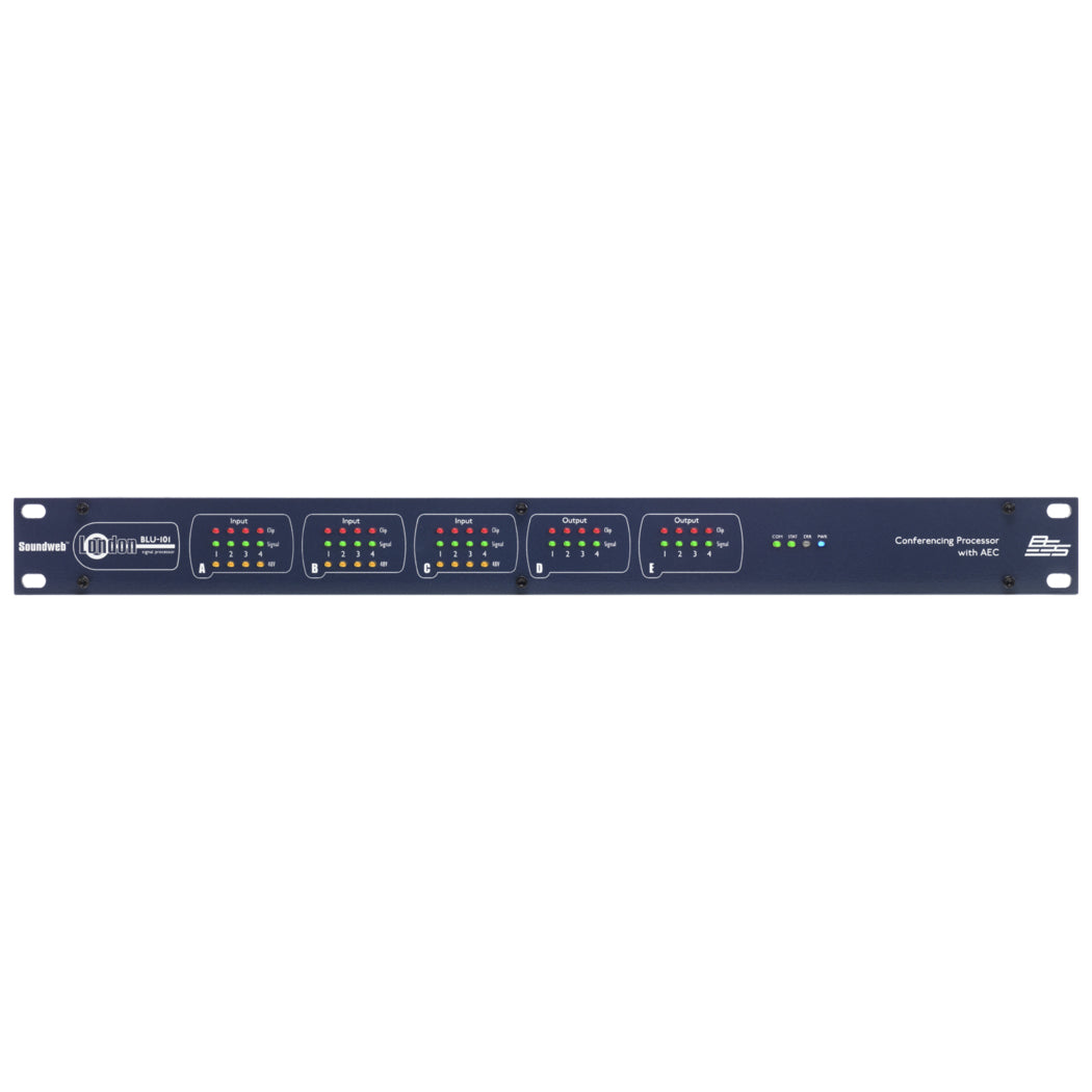 BSS BLU-101 12x8 Conferencing Processor with AEC – Music City Canada
