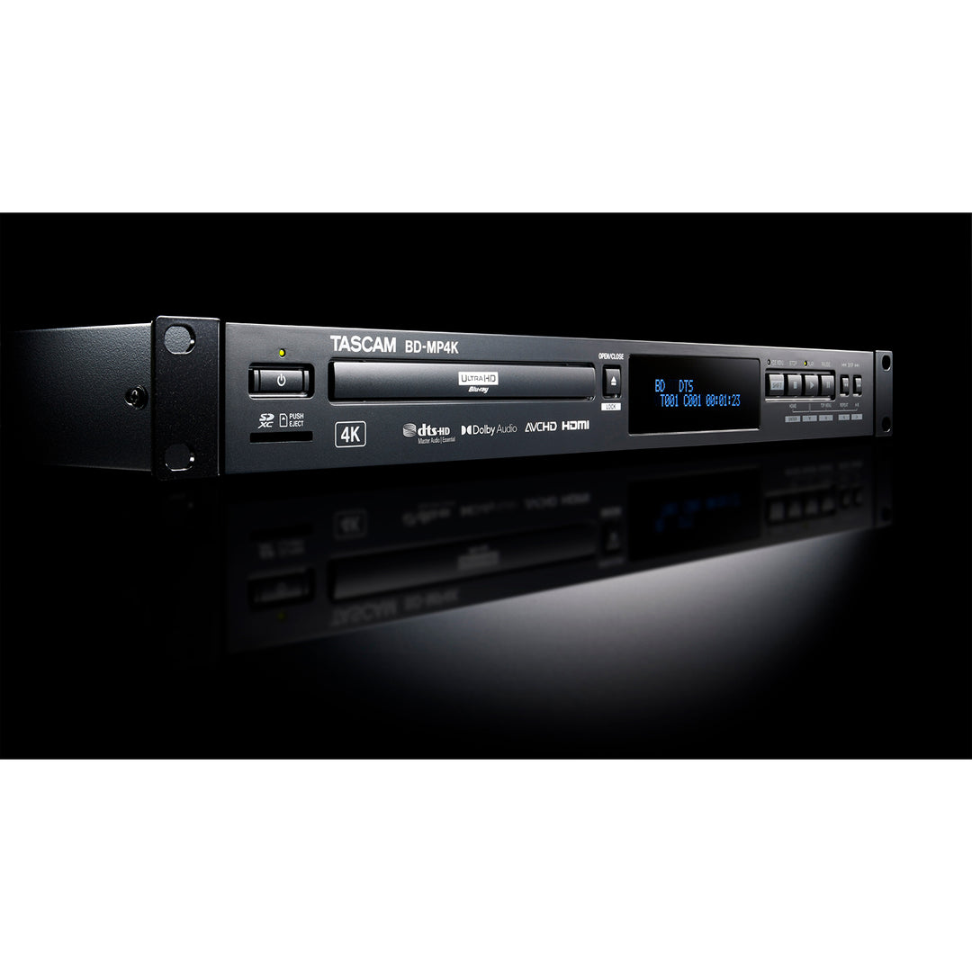 Tascam BD-MP4K Professional-Grade 4K UHD Blu-Ray Player – Music City Canada
