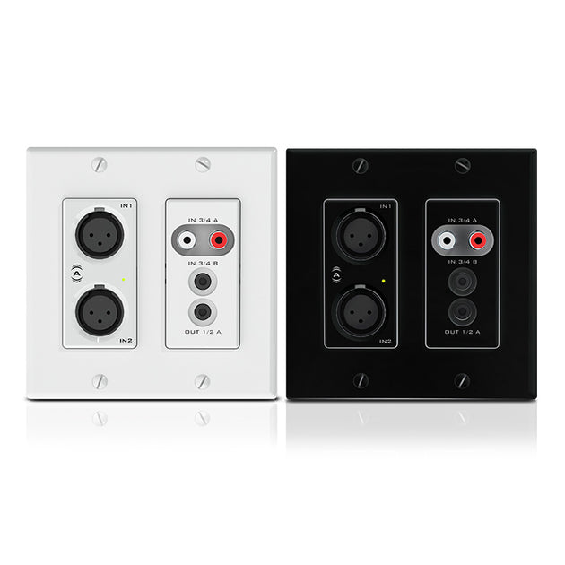 Attero Tech by QSC unD6IO Dante Networked Audio Wall Plate – Music City ...