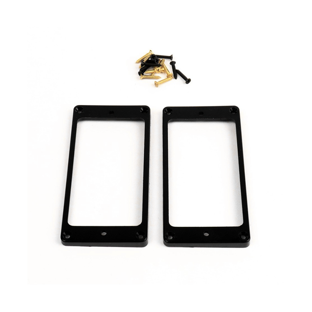 PRS Humbucker Pickup Rings (2-Pack) - Slant, Black (Stoptail Equipped ...