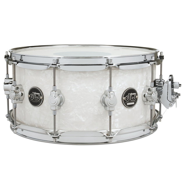 DW Performance Series Snare Drum 6.5x14 Finish Ply - White Marine ...
