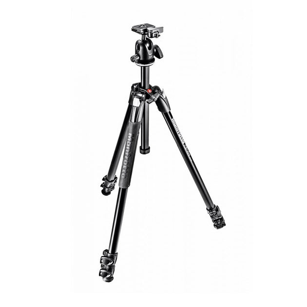 Manfrotto - 290 Xtra Aluminium 3-Section Tripod with Head – Music City ...
