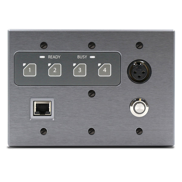 Attero Tech by QSC ZIP4-3G Dante / AES67 Four-Zone Paging Station ...