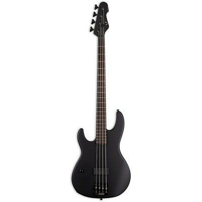 ESP LTD AP-4 Black Metal Left-Handed Bass Guitar - Black Satin – Music ...