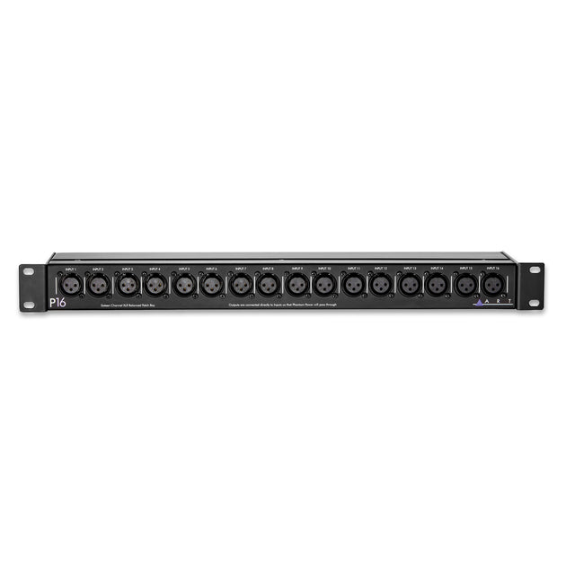 ART P16 XLR Balanced 16-Channel Patch Bay – Music City Canada