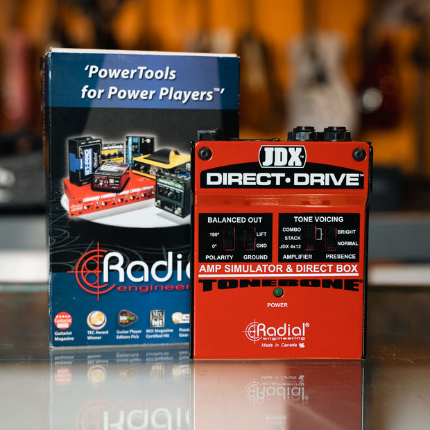 Radial JDX Direct Drive Amp Simulator & Direct Box - Used – Music City ...