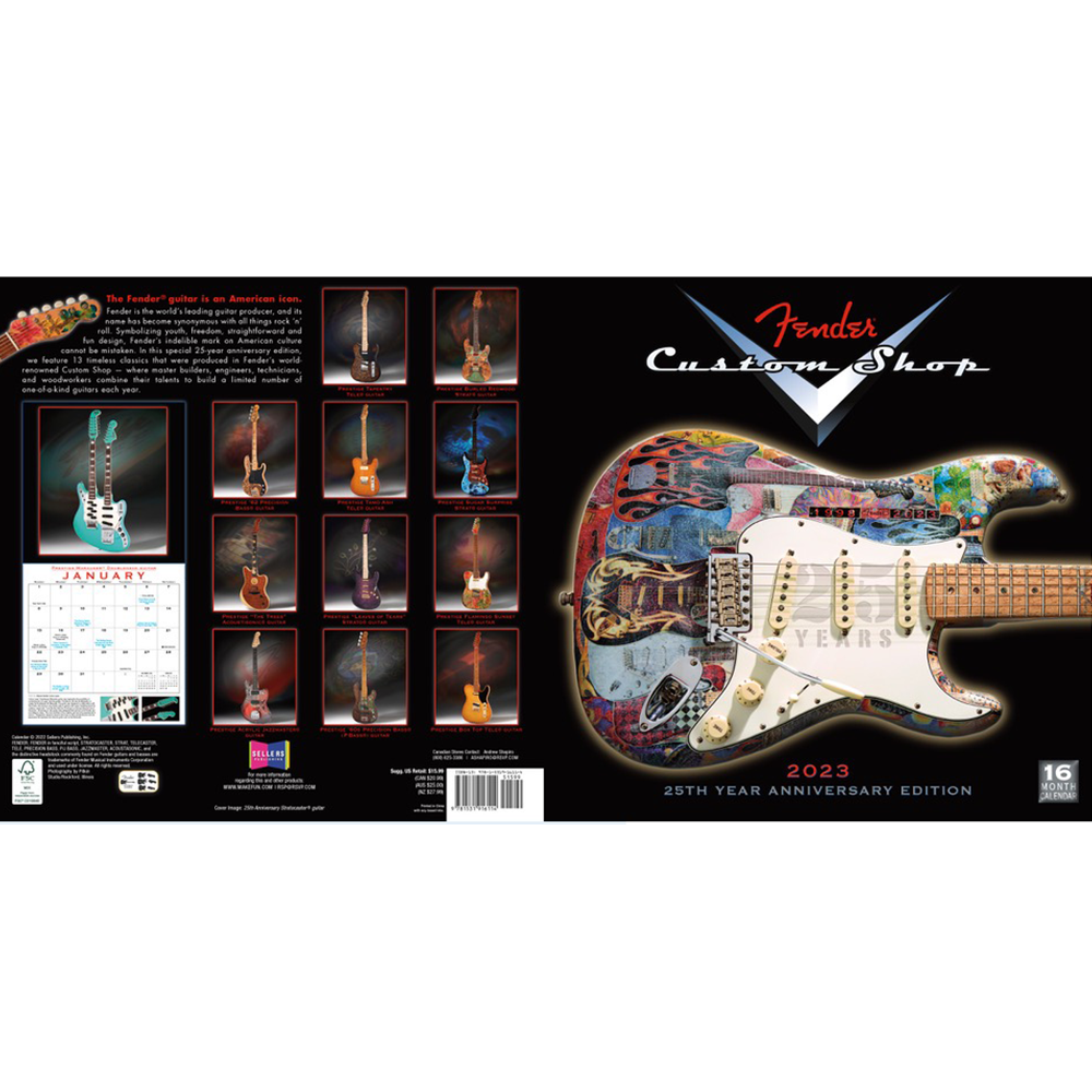 Fender 2023 Custom Shop Calendar – Music City Canada