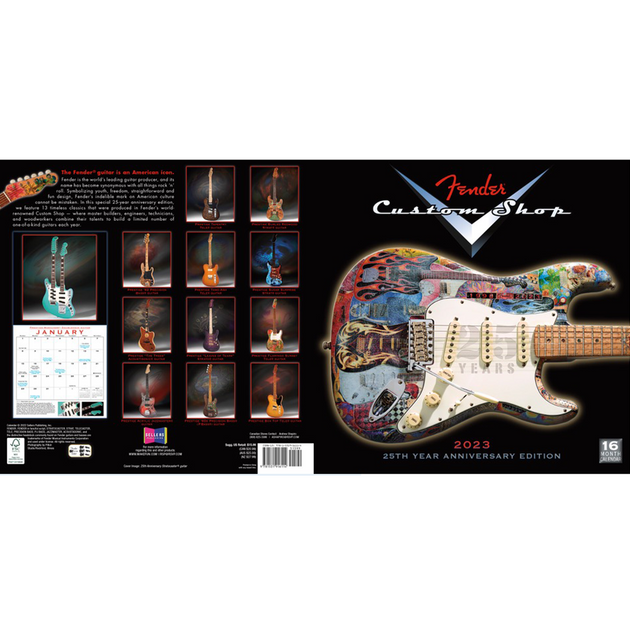 Fender 2023 Custom Shop Calendar – Music City Canada
