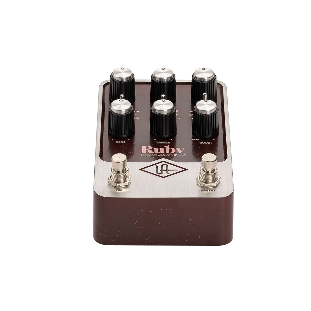 Universal Audio UAFX Ruby '63 Top Boost Amp Guitar Pedal – Music City ...