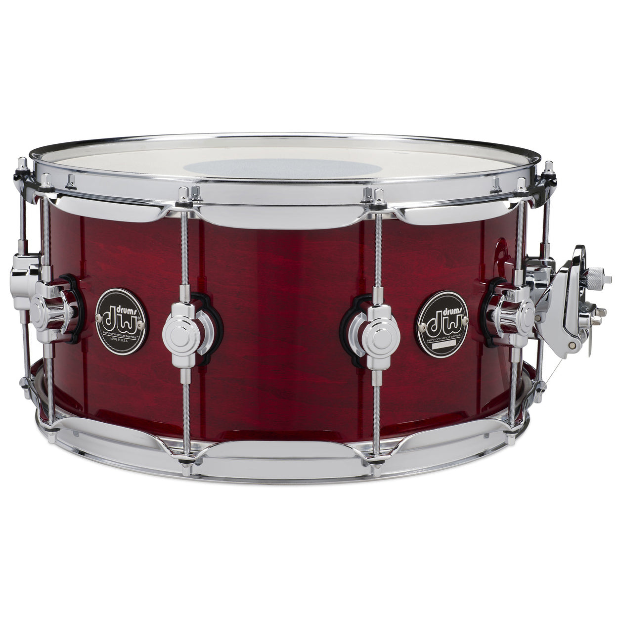 DW Performance Series Snare Drum 6.5x14 Gloss Lacquer - Cherry Stain ...