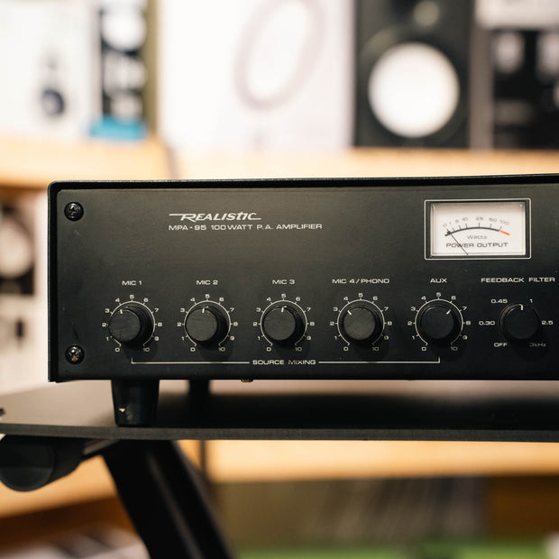 Realistic MPA-95 100 Watt P.A Amplifier - Used – Music City Canada